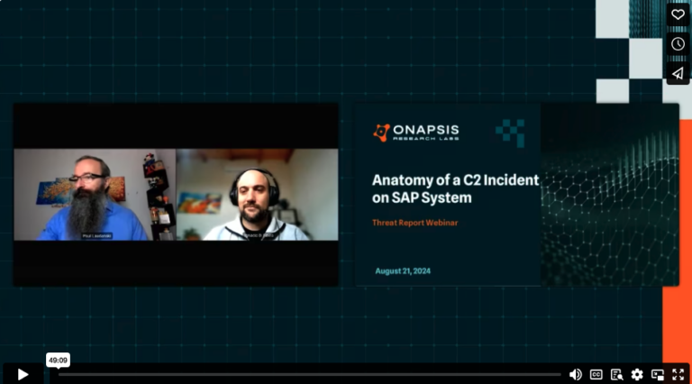 Onapsis - SAPinsider